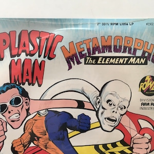 Plastic Man Metamorpho the Element Man Fumo SEALED 7" Vinyl Record ...