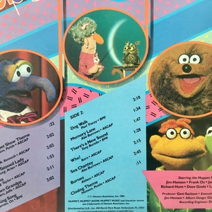 The Muppets - Jim Henson Presents Silly Songs LP Vinyl Record, Muppet ...