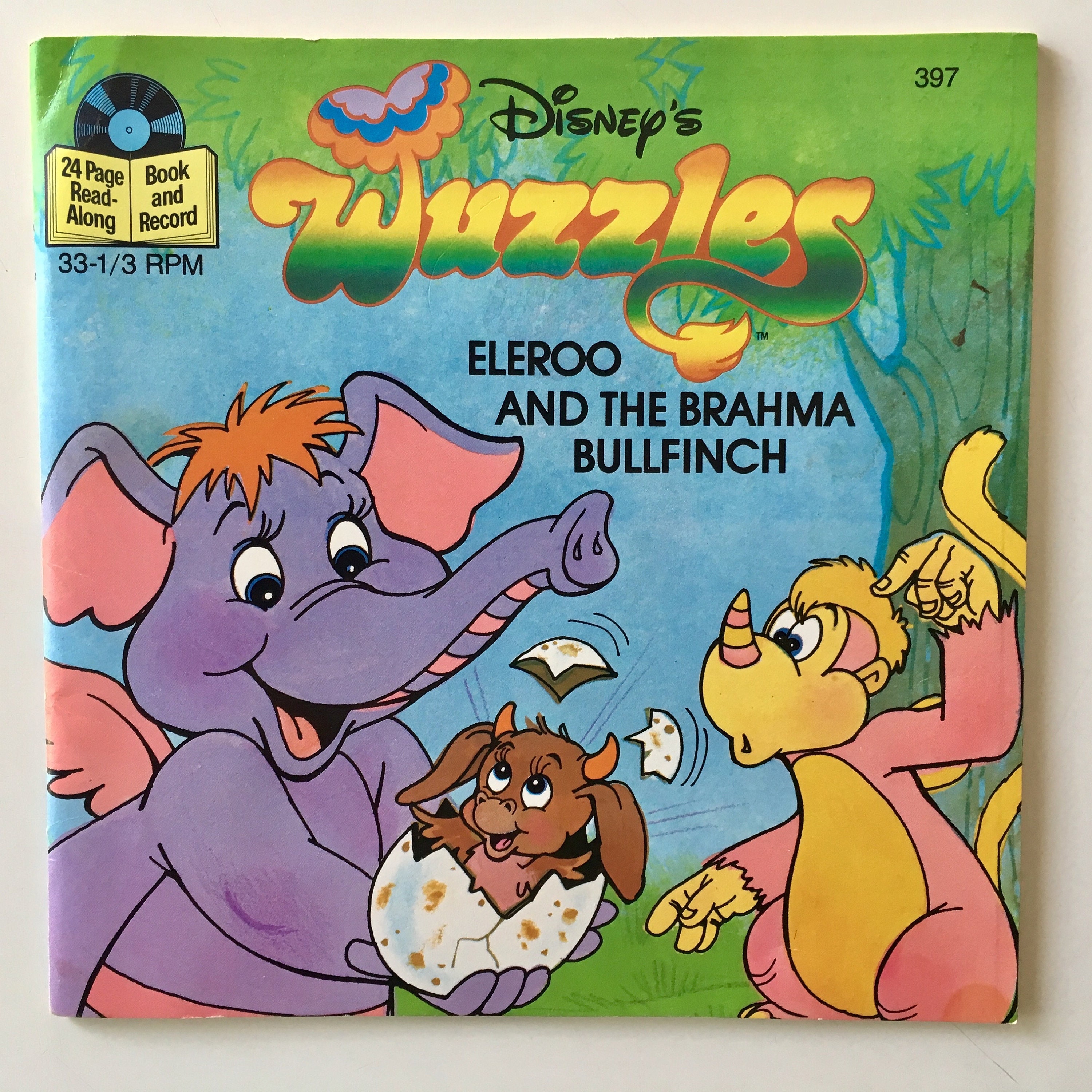 Wuzzles Eleroo and the Brahma Bullfinch 7' Vinyl Record | Etsy