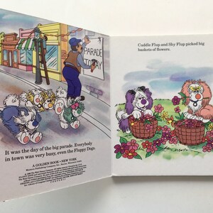 Fluppy Dogs: Fluppy Dogs on Parade Storybook, Hardcover, Golden, 1986 ...