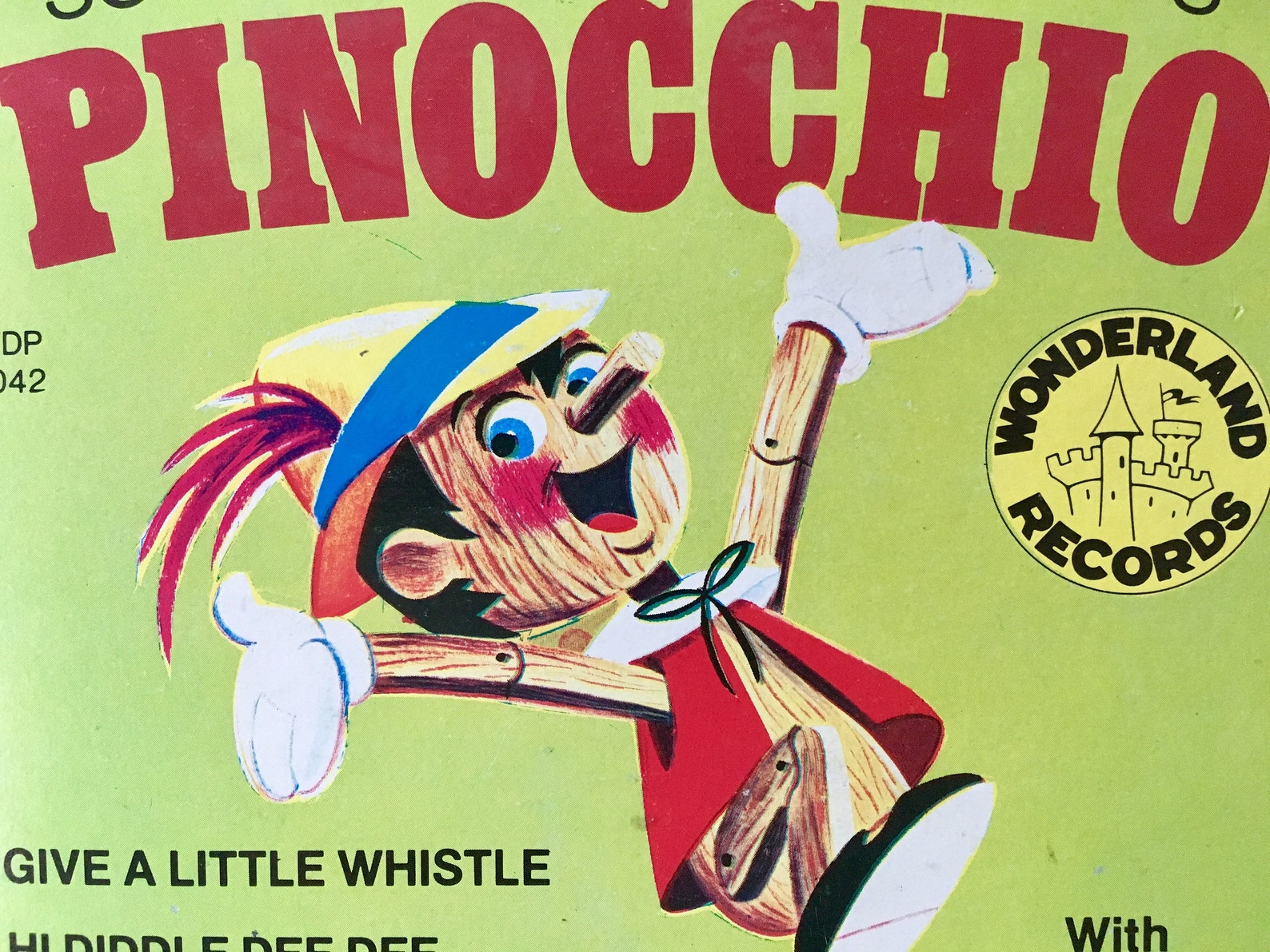 Pinocchio songs From Walt Disney's 7' Vinyl Record - Etsy