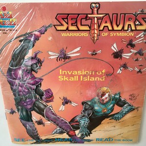 Sectaurs Warriors of Symbion SEALED 7' Vinyl Record / 24 Page Book, Kid ...