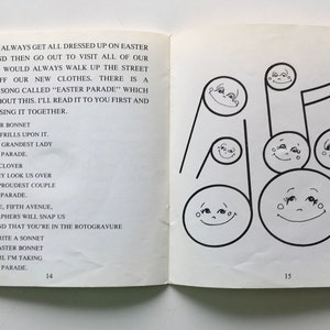 Easter Songs 7' Vinyl Record / Read Along Book, Kid Stuff Records - KSR ...
