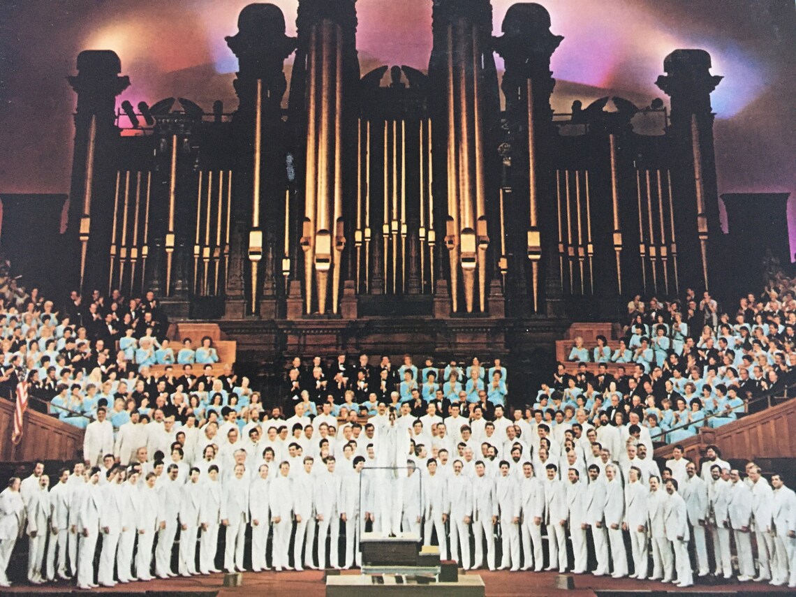 Mormon Tabernacle Choir / the Vocal Majority Voices in - Etsy