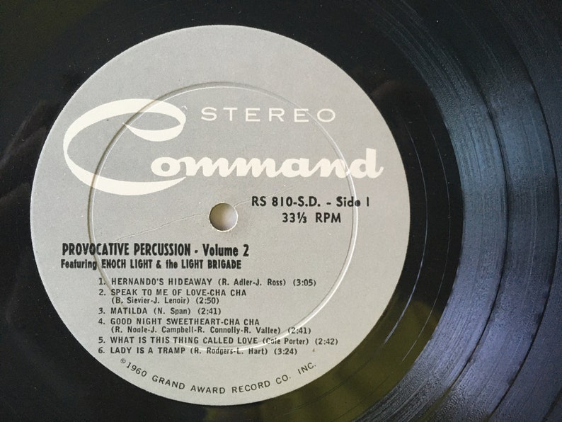 Enoch Light and the Light Brigade Provocative Percussion - Etsy