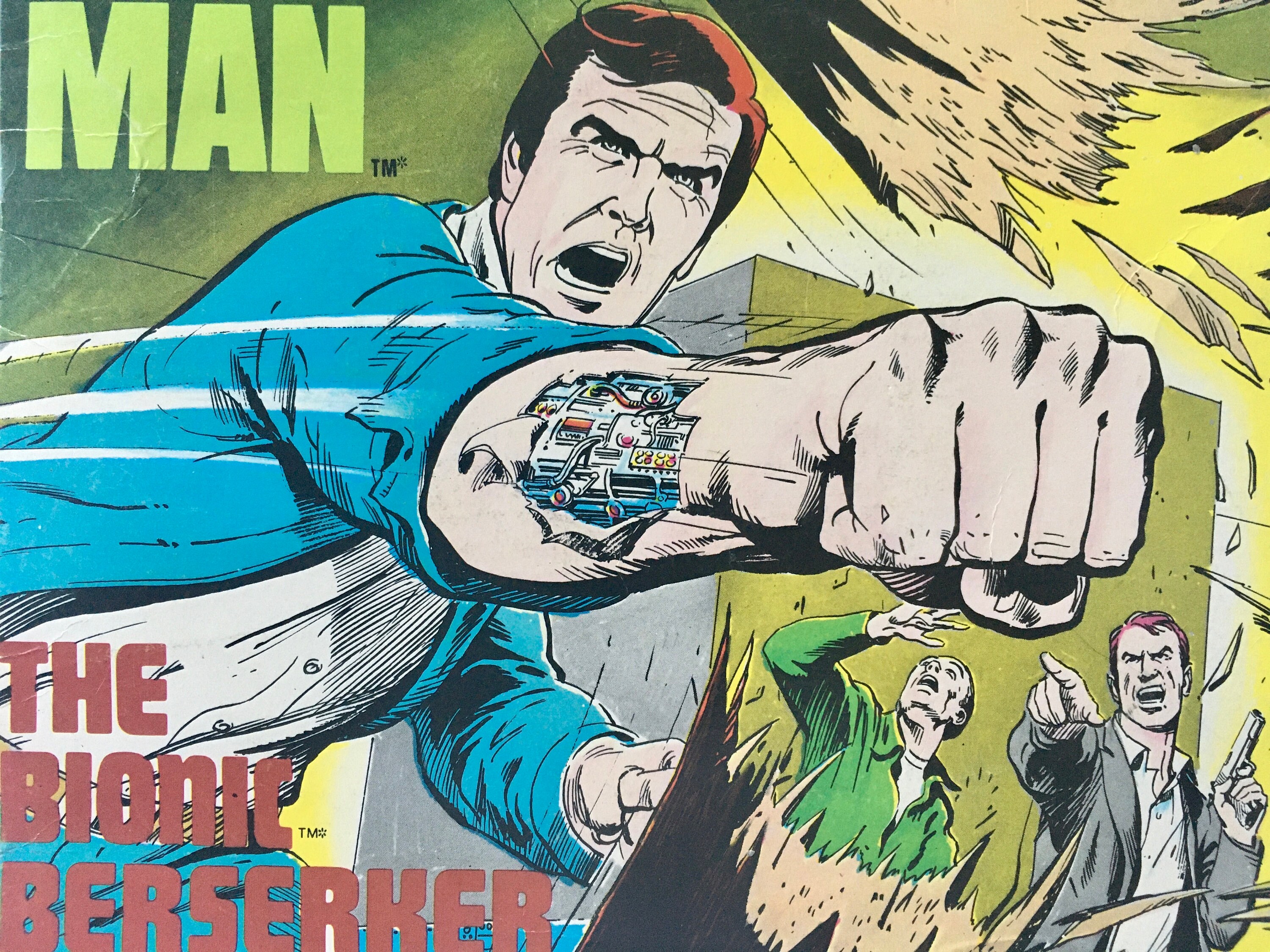 Six Million Dollar Man - the Bionic Berserker 7" Vinyl Record Album ...