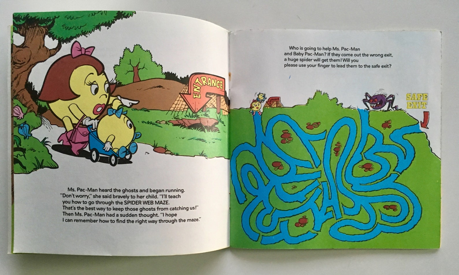 Ms Pac-man's Prize Pupil 7' Vinyl Record / Book, Kid Stuff - DBR 206 ...