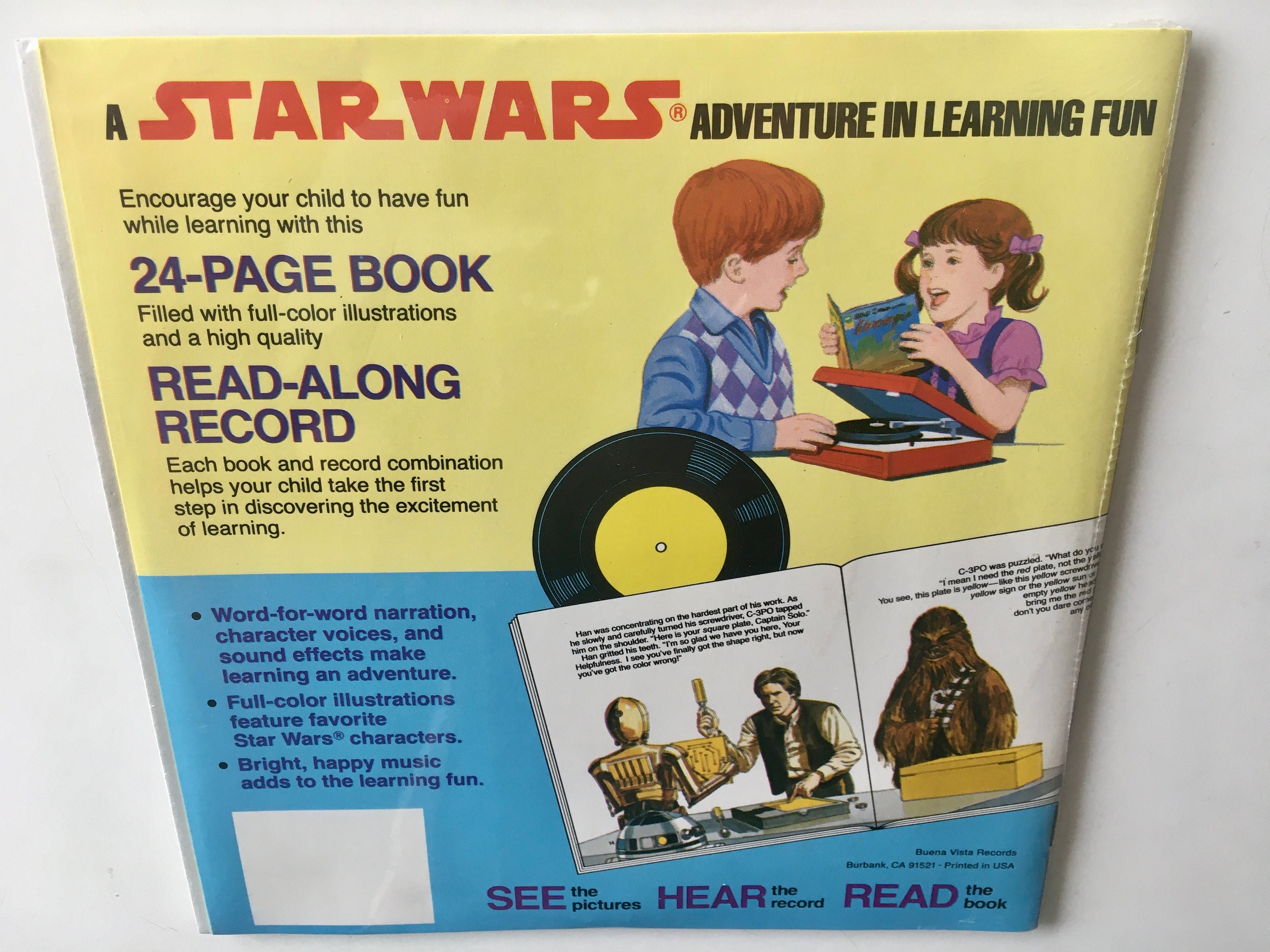 Star Wars Adventures In Colors and Shapes SEALED 7' | Etsy