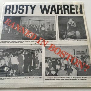 Rusty Warren - Banned in Boston? LP Vinyl Record, Jubilee - JGM 2049 ...