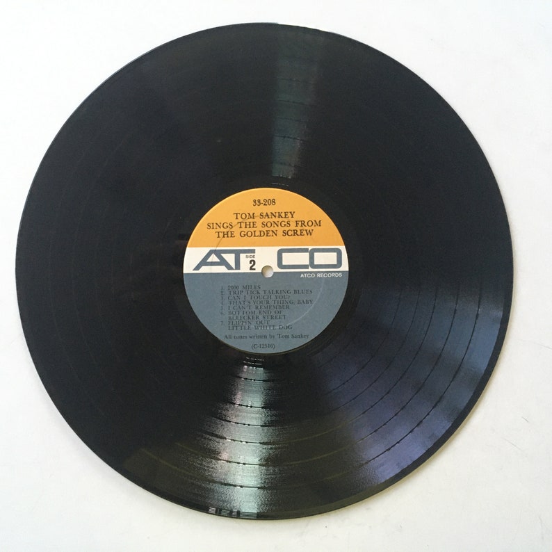 Tom Sankey Sings the Songs From the Golden Screw LP Vinyl - Etsy