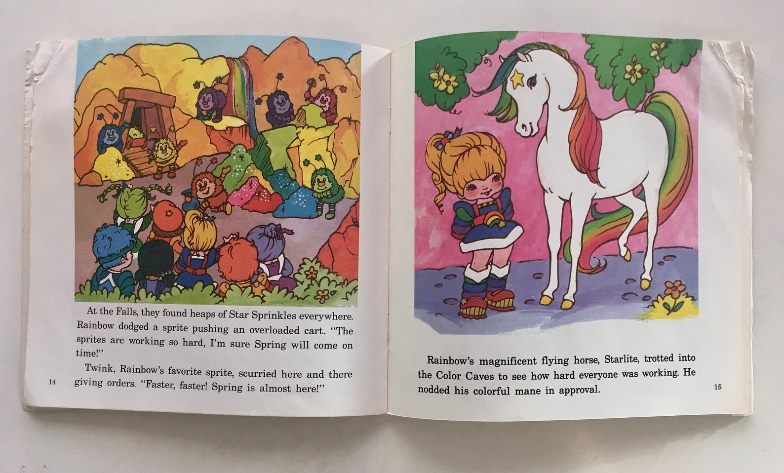 Rainbow Brite Rainbow Brite Saves Spring 7' Vinyl Record - Etsy