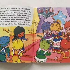 Rainbow Brite Rainbow Brite Saves Spring 7' Vinyl Record / 24 Page Book ...