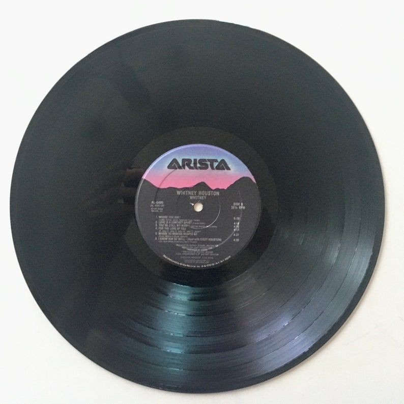 Whitney Houston - Whitney LP Vinyl Record Album, Arista - AL-8405, 1988 ...