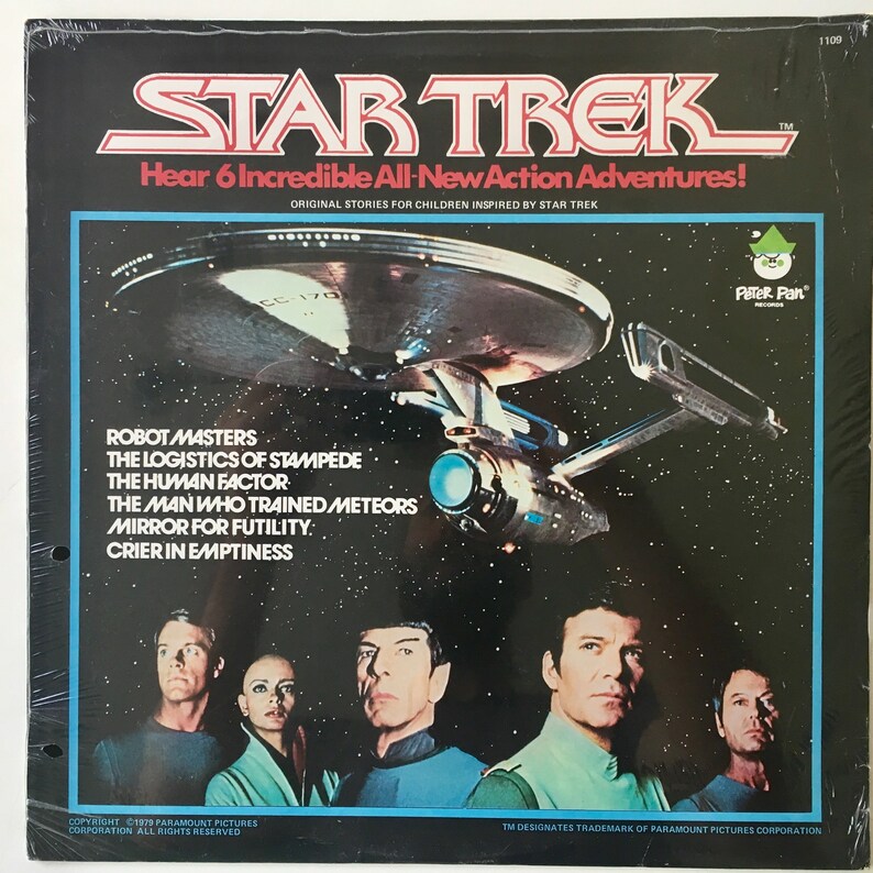 Star Trek SEALED LP Vinyl Record Album Peter Pan Records - Etsy