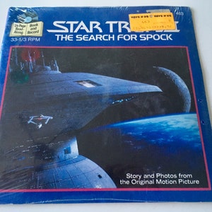 Star Trek III: the Search for Spock SEALED 7' Vinyl Record / 24 Page ...