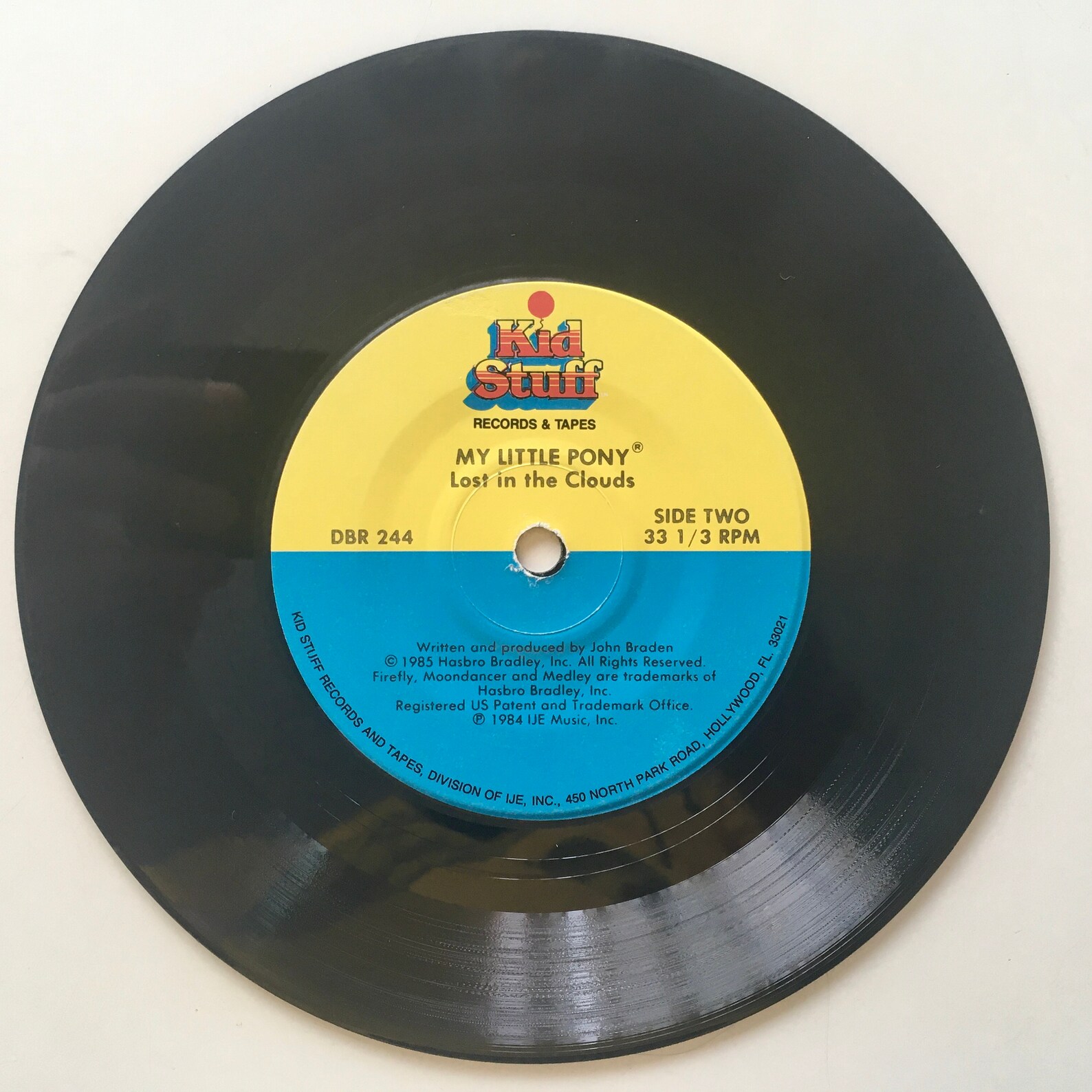 My Little Pony Lost in the Clouds 7' Vinyl Record / 24 Page Book, Kid ...