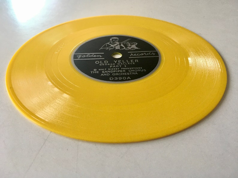 Old Yeller walt Disney's 6' 78 RPM Colored Vinyl - Etsy