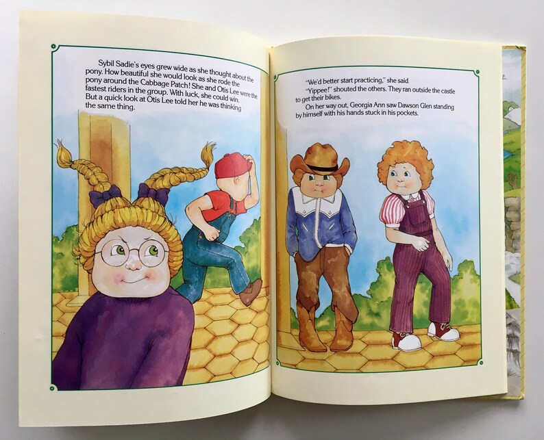 Cabbage Patch Kids: the Big Bicycle Race Hardcover Parker - Etsy