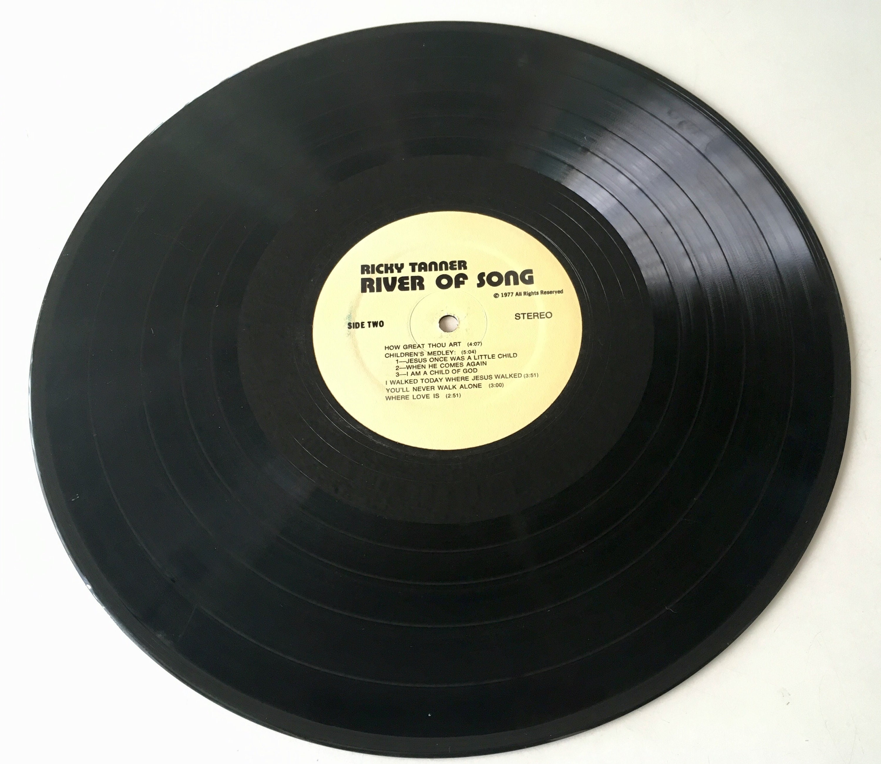 Ricky Tanner River of Song LP Vinyl Record Album Bonneville | Etsy