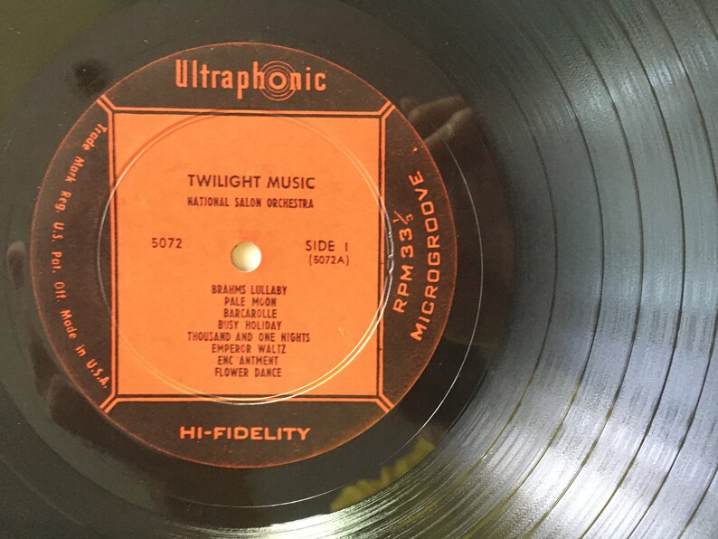 National Salon Orchestra - Twilight Music LP Vinyl Record Album, Halo ...