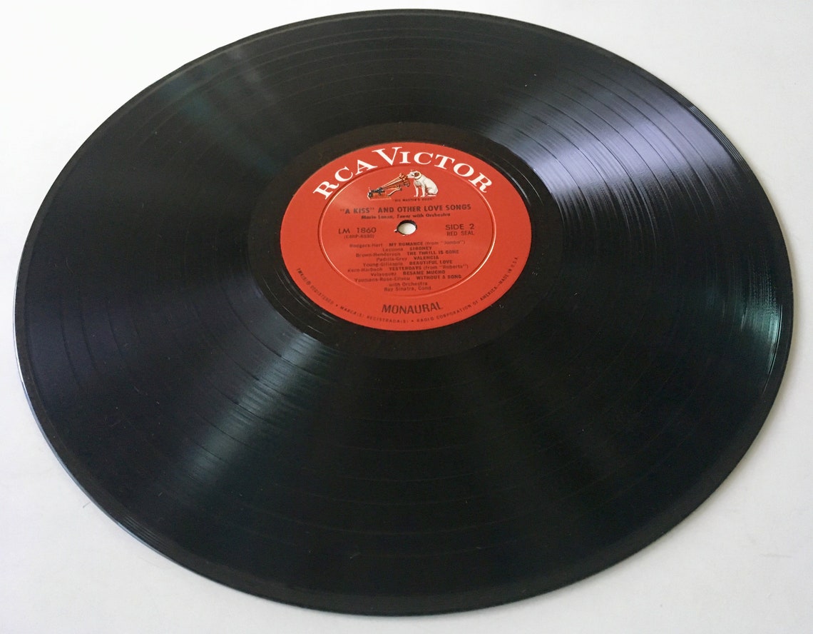 Mario Lanza A Kiss and Other Love Songs LP Vinyl Record | Etsy