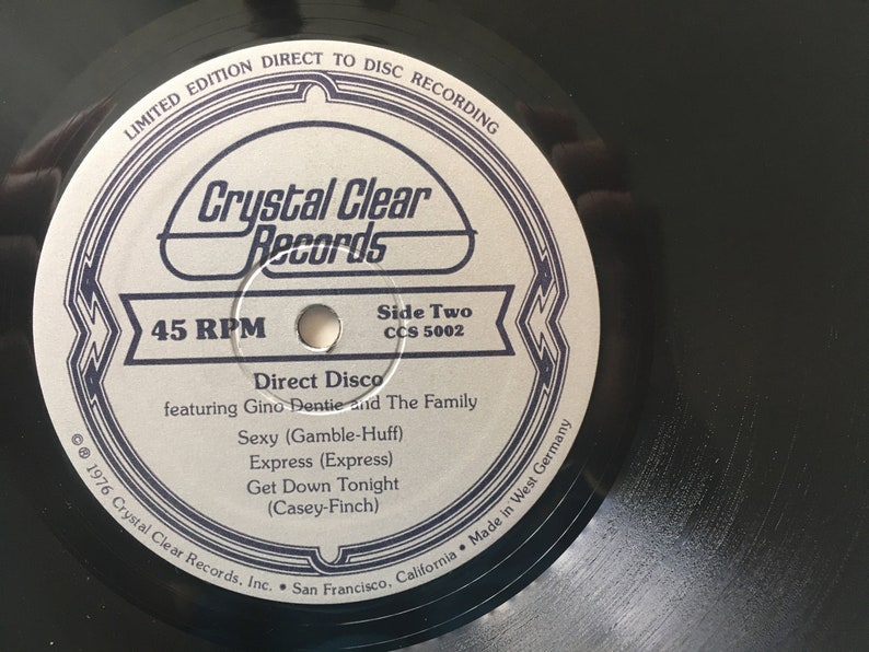 Gino Dentie and the Family - Direct Disco LP Vinyl Record Album ...