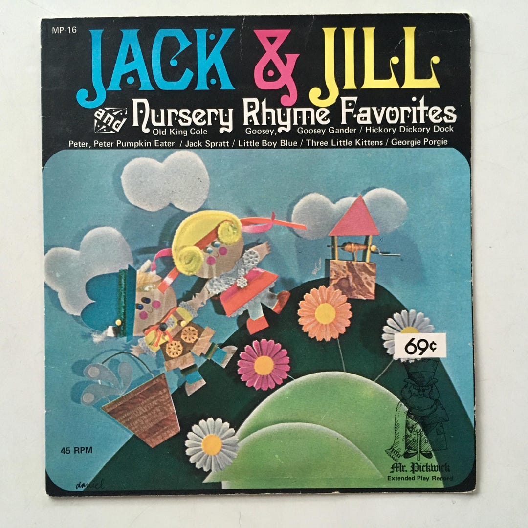 Jack & Jill 7' EP Vinyl Record, Mr. Pickwick - MP-16, Original Pressing ...
