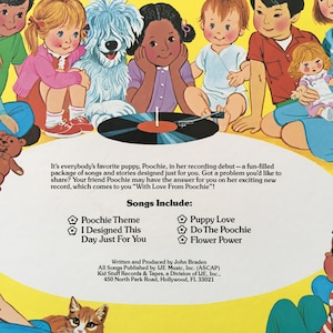 Poochie - With Love From Poochie LP Vinyl Record Album, Kid Stuff ...