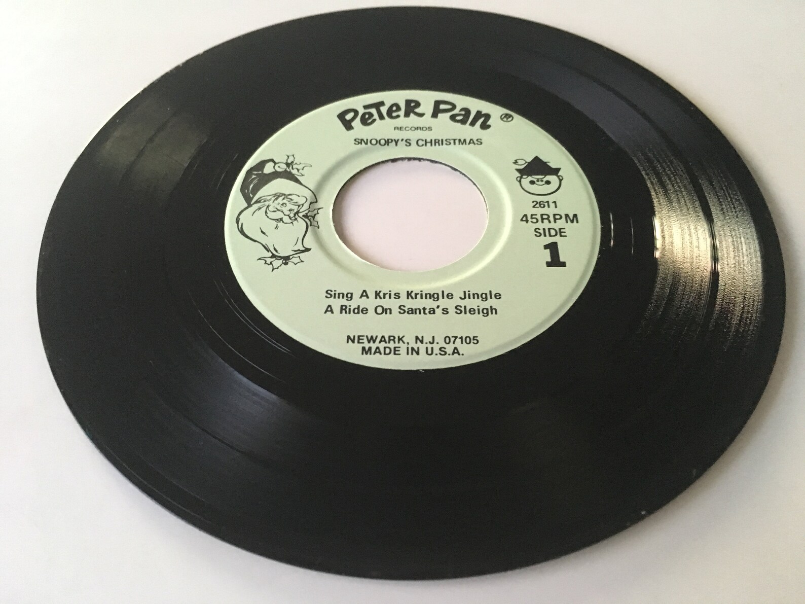 Snoopy's Christmas 7' Vinyl Record Peter Pan Records - Etsy