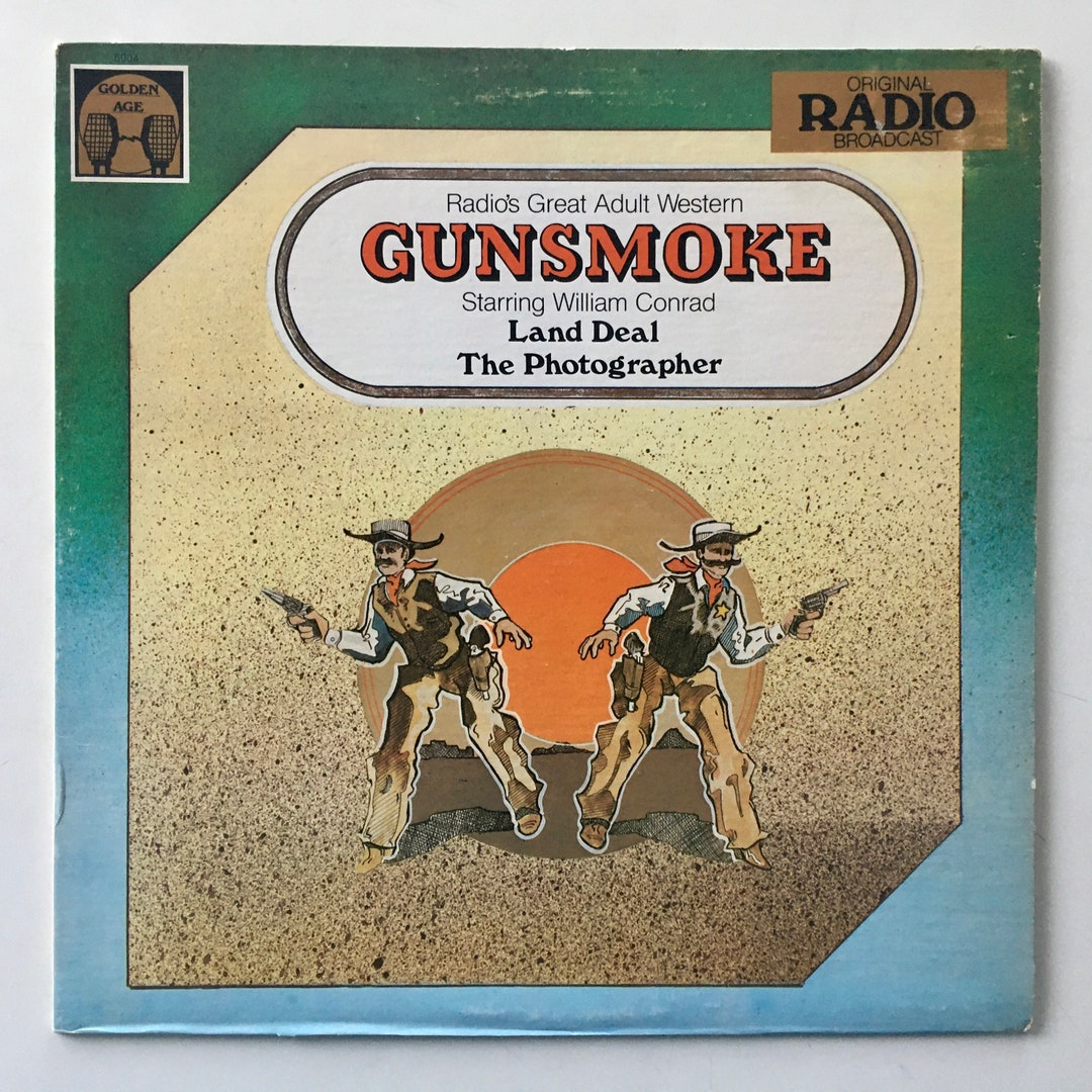 Gunsmoke LP Vinyl Record Album, Golden Age Records GA 5004, 1977 ...