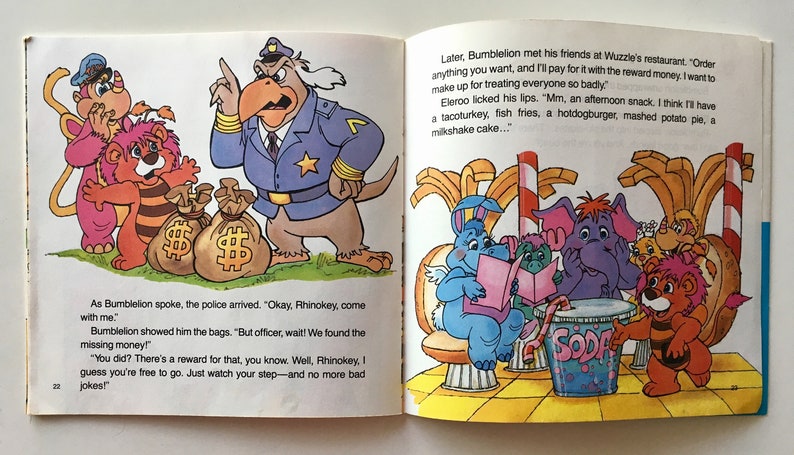 Wuzzles Bumblelion's Funny Money 7' Vinyl Record / - Etsy