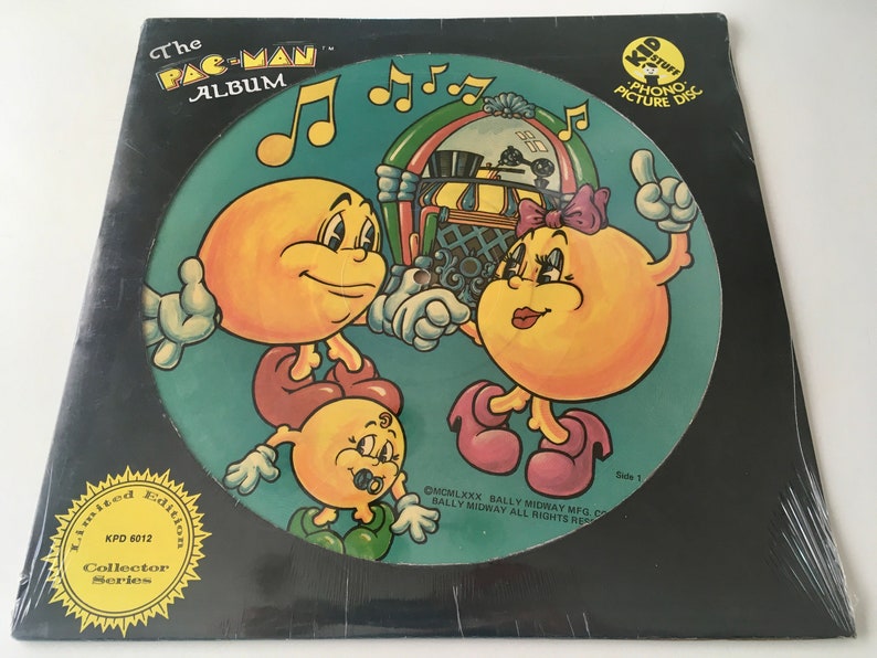 The Pac Man Album SEALED Limited Edition Picture Disc LP Vinyl - Etsy
