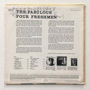 The Four Freshmen - the Fabulous Four Freshmen LP Vinyl Record Album ...