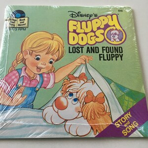 Fluppy Dogs Lost and Found Fluppy SEALED 7' Vinyl Record / 32 Page Book ...