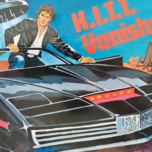Knight Rider - K.I.T.T. Vanishes SEALED 7' Vinyl Record / 24 Page Book ...