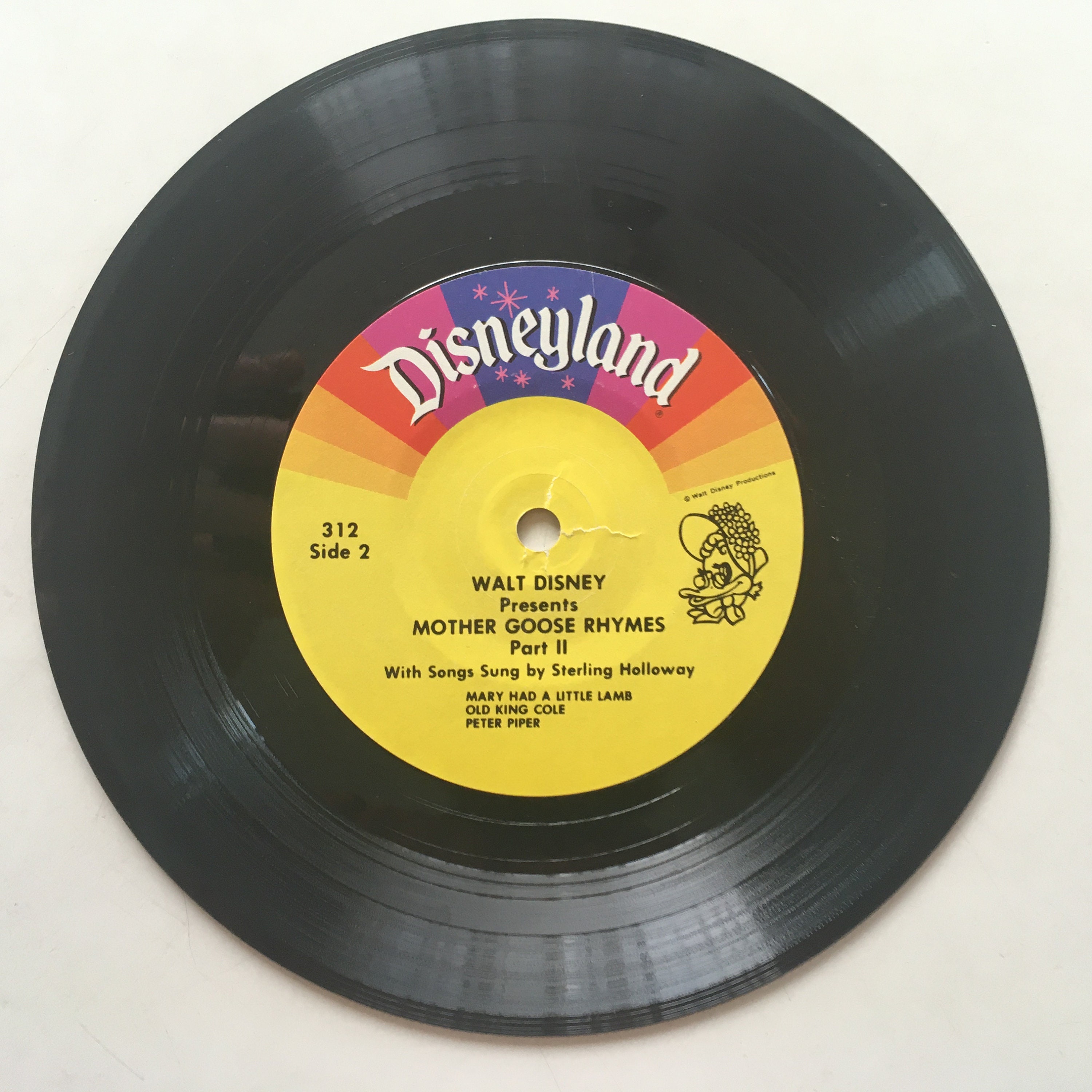 Mother Goose Rhymes 7' Vinyl Record / 24 Page Read Along Book ...