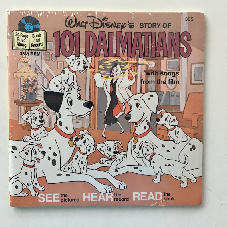 The 101 Dalmatians walt Disney's Story Of SEALED 7' - Etsy