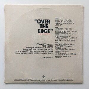 Over the Edge (original Sound Track) SEALED LP Vinyl Record Album ...