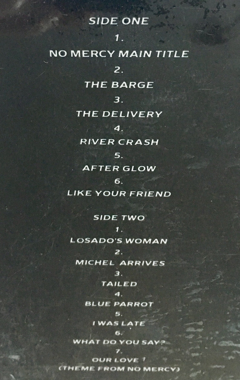 No Mercy Soundtrack SEALED LP Vinyl Record Album, TVT Records - Tvt ...