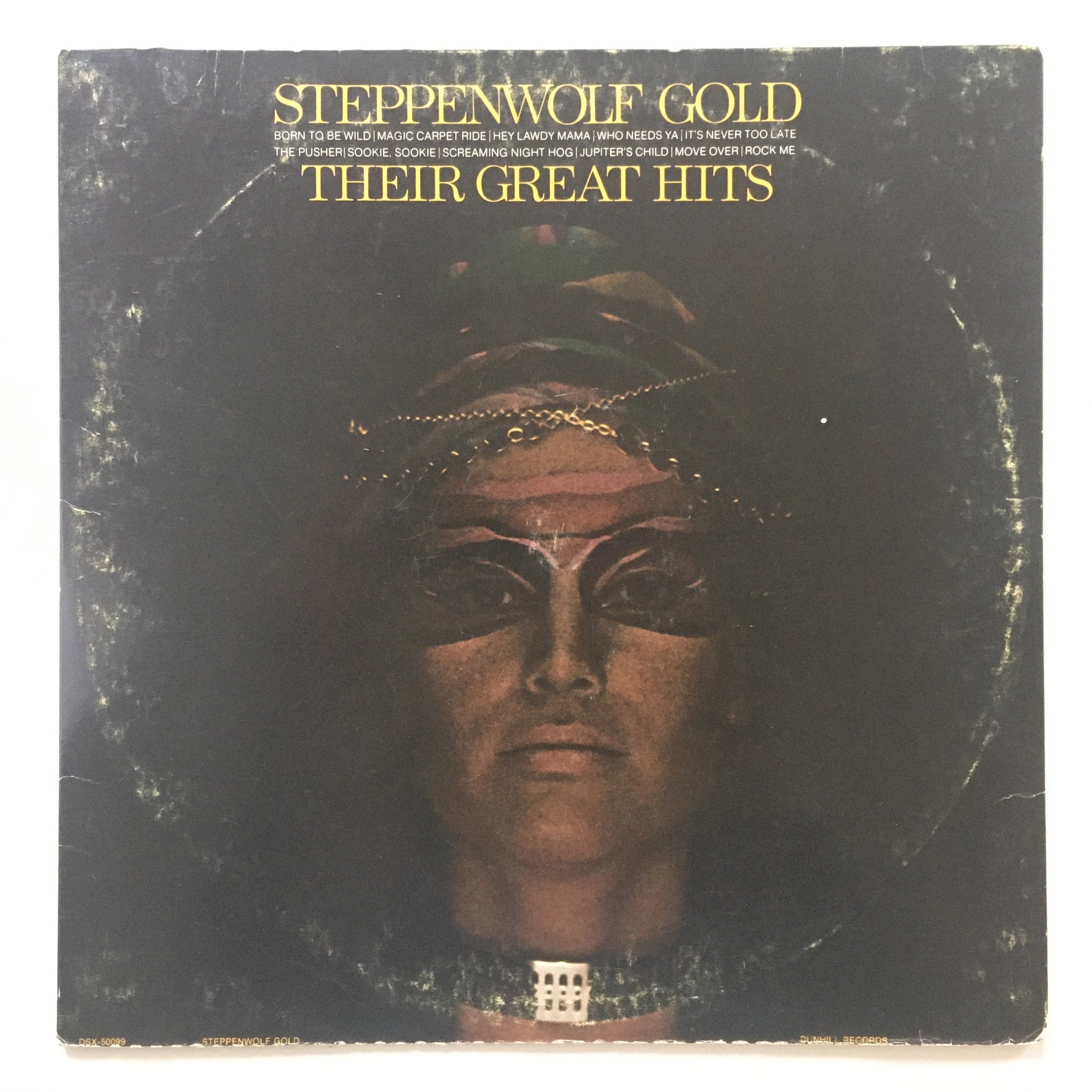 Steppenwolf Gold Their Great Hits LP Vinyl Record Album, Dunhill Records DSX 50099, 1971 ...