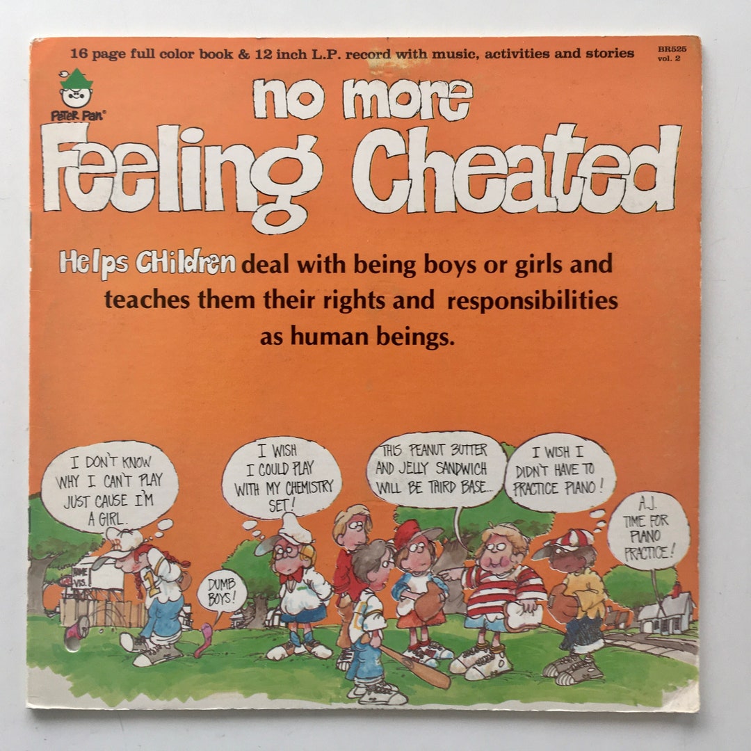No More Feeling Cheated LP Vinyl Record / Book Peter Pan - Etsy
