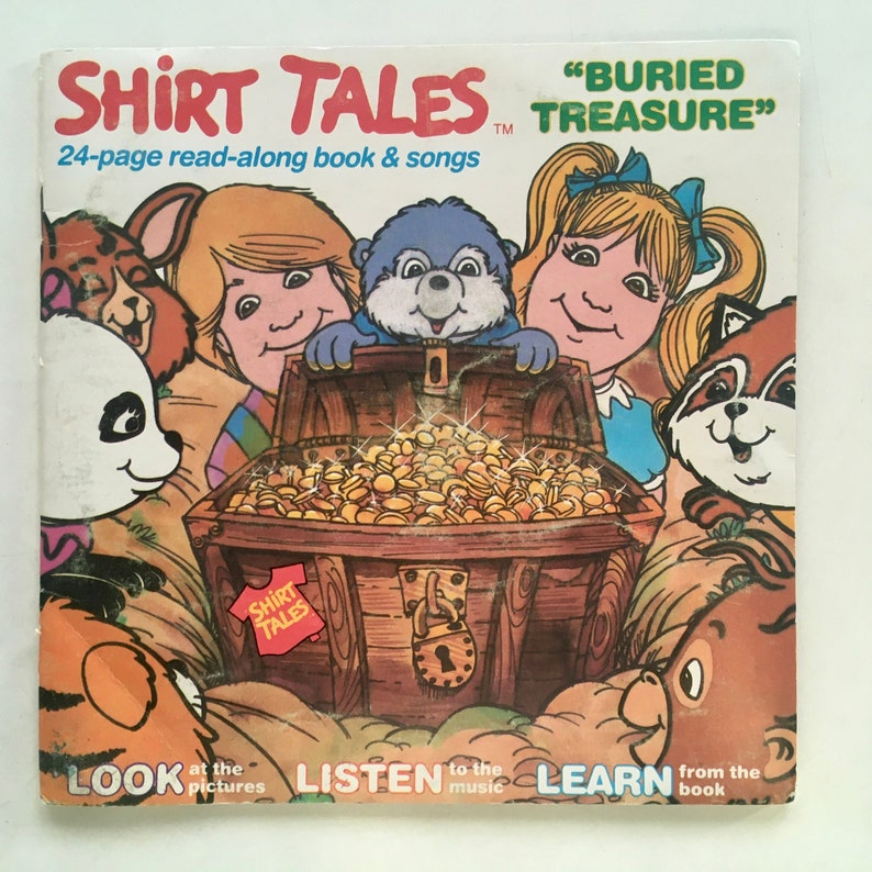 Shirt Tales Buried Treasure 7' Vinyl Record / Book - Etsy