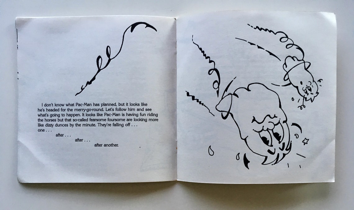 Pac-Man Goes To Playland 7' Vinyl Record / Book Kid | Etsy