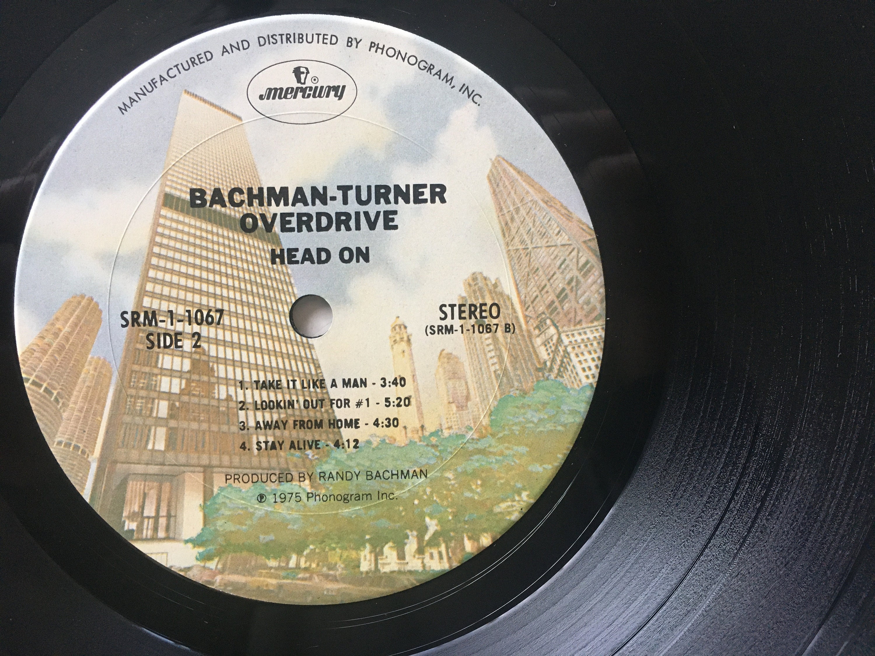 Bachman-turner Overdrive - Head on LP Vinyl Record Album, Mercury - SRM ...