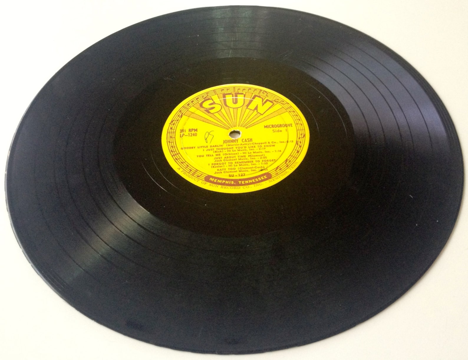 Johnny Cash Greatest LP Vinyl Record Album Sun Record | Etsy