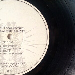 Bill Camplin - January LP Vinyl Record Album, Tool Room Records - 101 ...