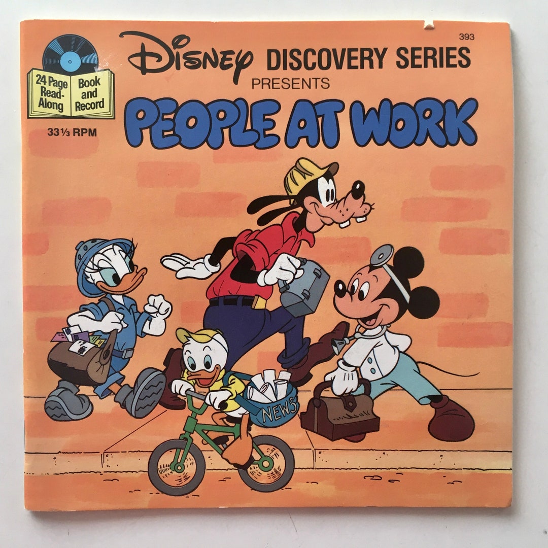 Disney Discovery Series Presents: People at Work 7' Vinyl Record / 32 ...
