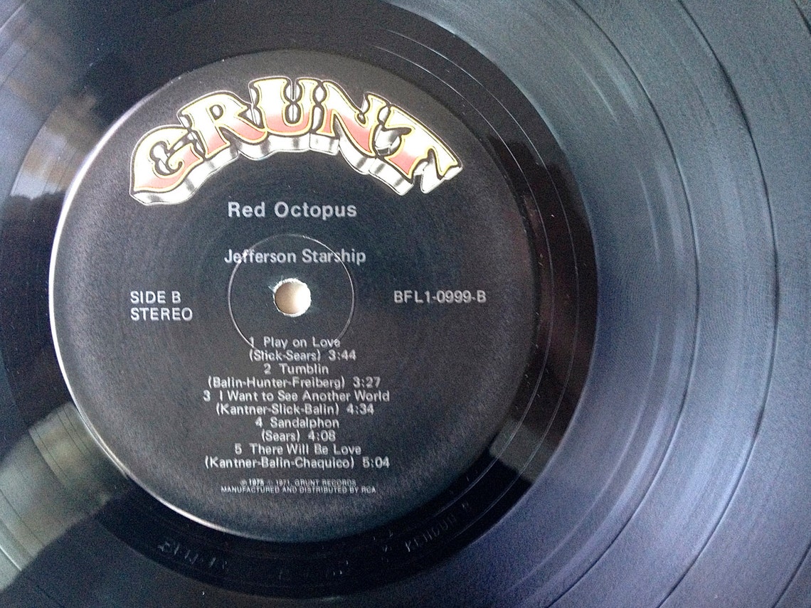 Jefferson Starship Red Octopus LP Vinyl Record Album Grunt - Etsy