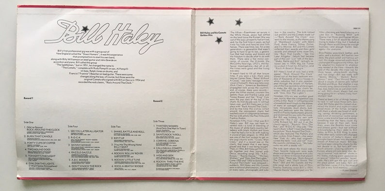 Bill Haley and His Comets - Golden Hits Double LP Vinyl Record Album ...