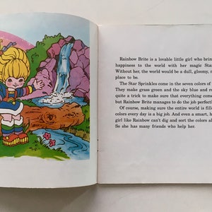 Rainbow Brite Rainbow Brite Saves Spring 7' Vinyl Record / 24 Page Book ...